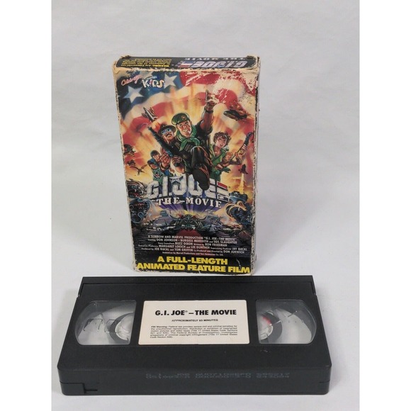 None | Media | Gi Joe The Movie Vhs Vintage 987 Animated Feature Film ...